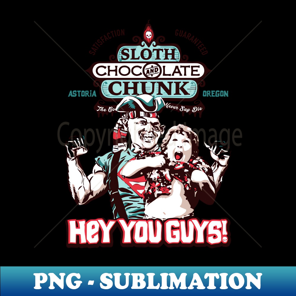 Goonies Sloth Chunk Chocolate - Instant Sublimation Digital | Inspire ...