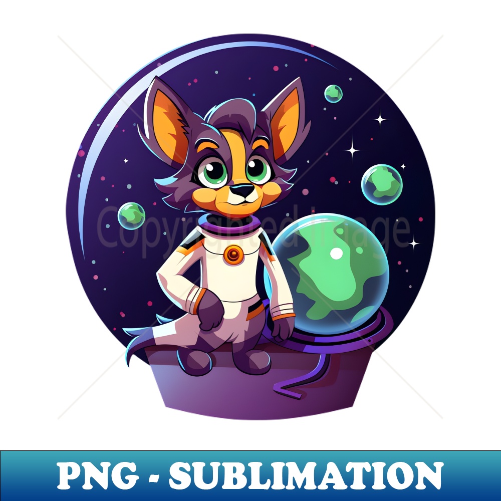 Fox Earth by Astridks Colored Cartoon Style Cosmic Themes | Inspire Uplift