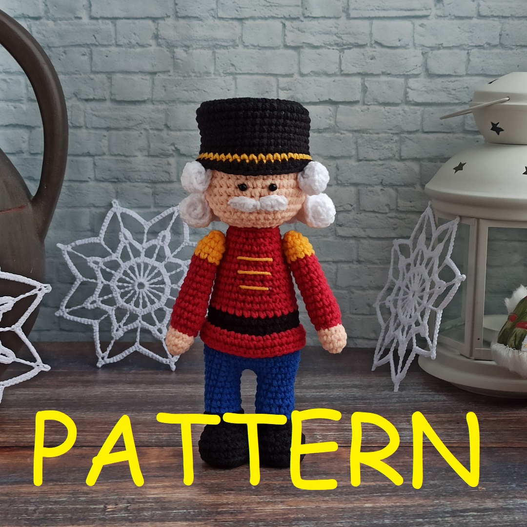 Christmas Nutcracker crochet pattern | Inspire Uplift