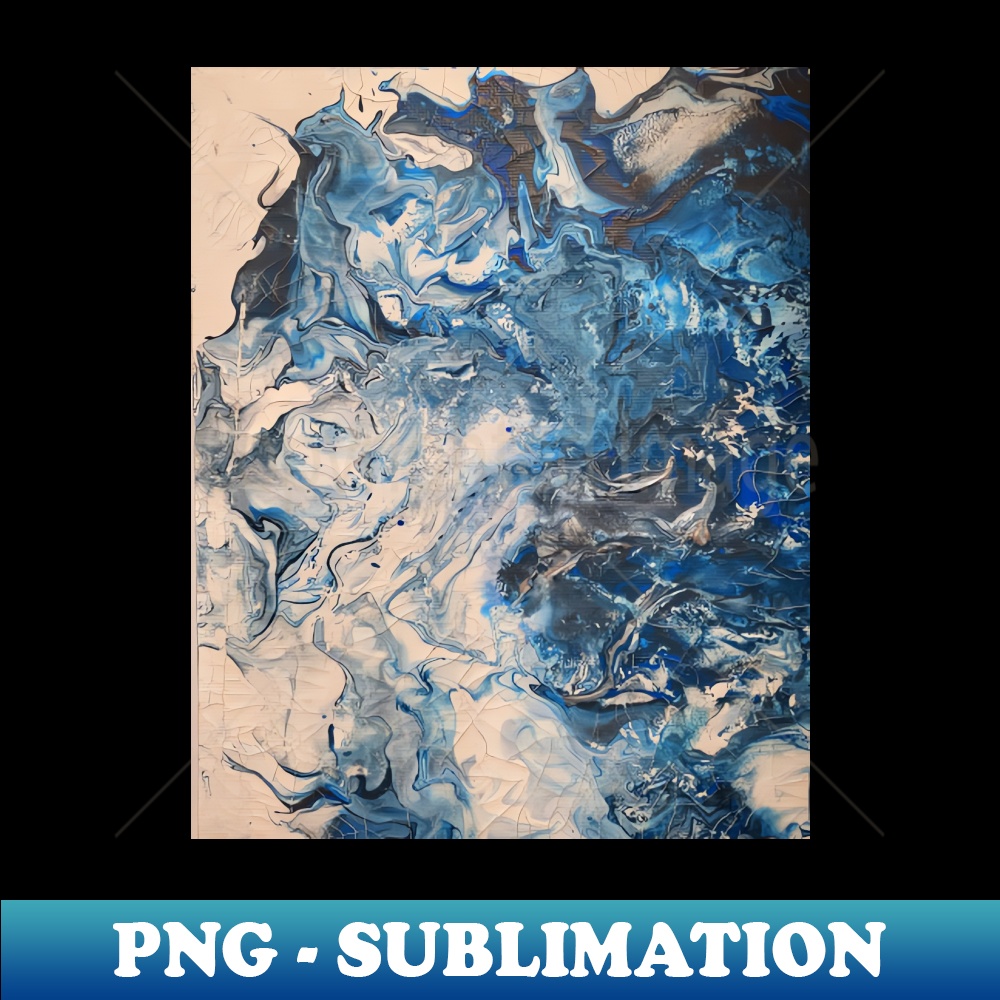 Abstract Ocean Art - Elegant Sublimation PNG Download - Perf | Inspire ...