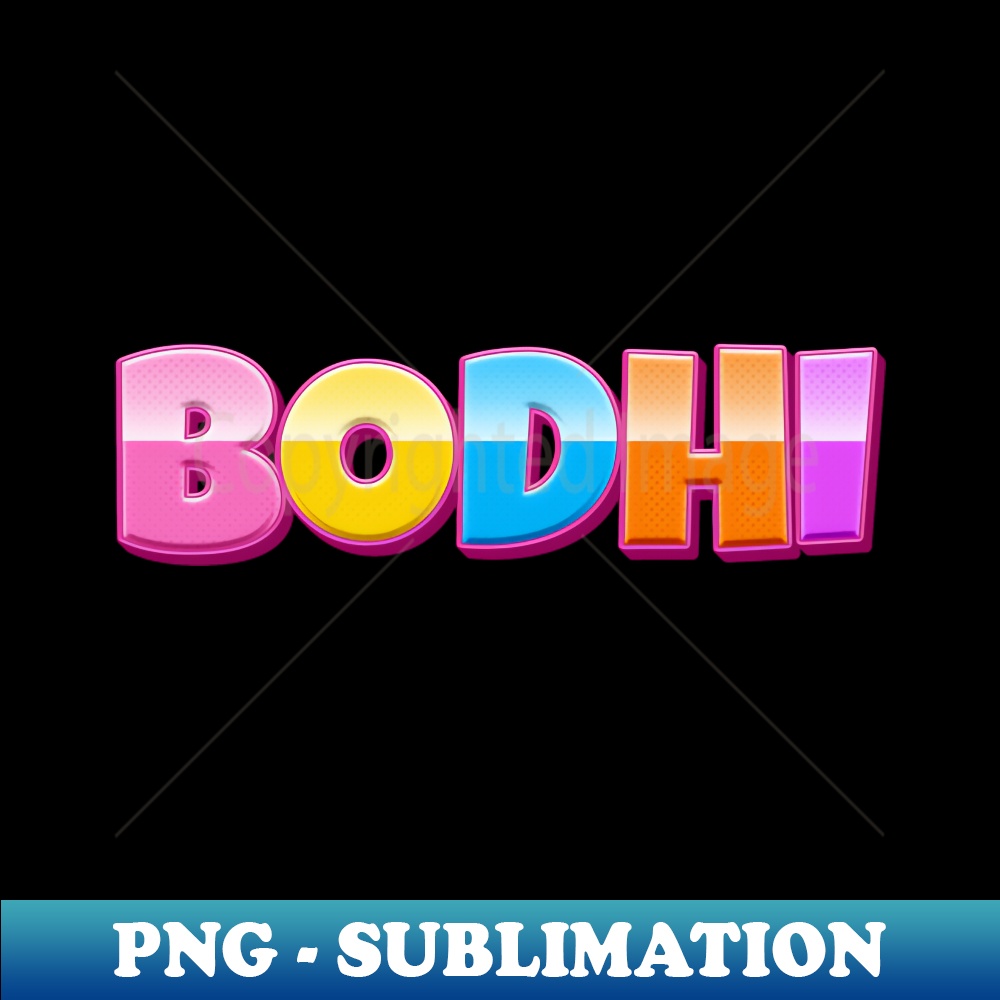 Rainbow Craft Bodhi Name - PNG Transparent Digital Download | Inspire ...