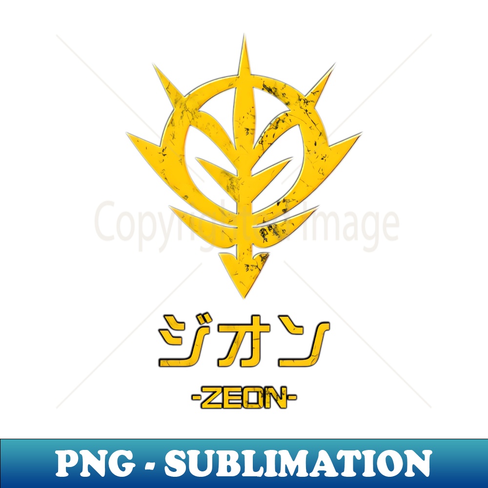 Zeon Gundam Sign - Decorative Sublimation PNG File - Unleash | Inspire ...