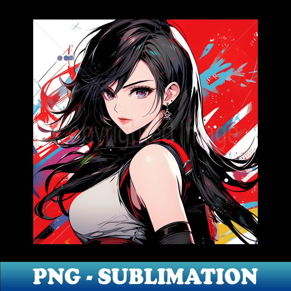 tifa lockhart - Signature Sublimation PNG File - Capture Ima | Inspire ...