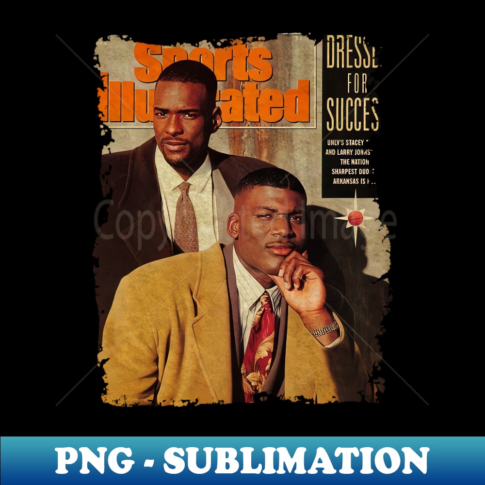 Stacey Augmon and Larry Johnson - Dressed For Succes 1990 - | Inspire ...