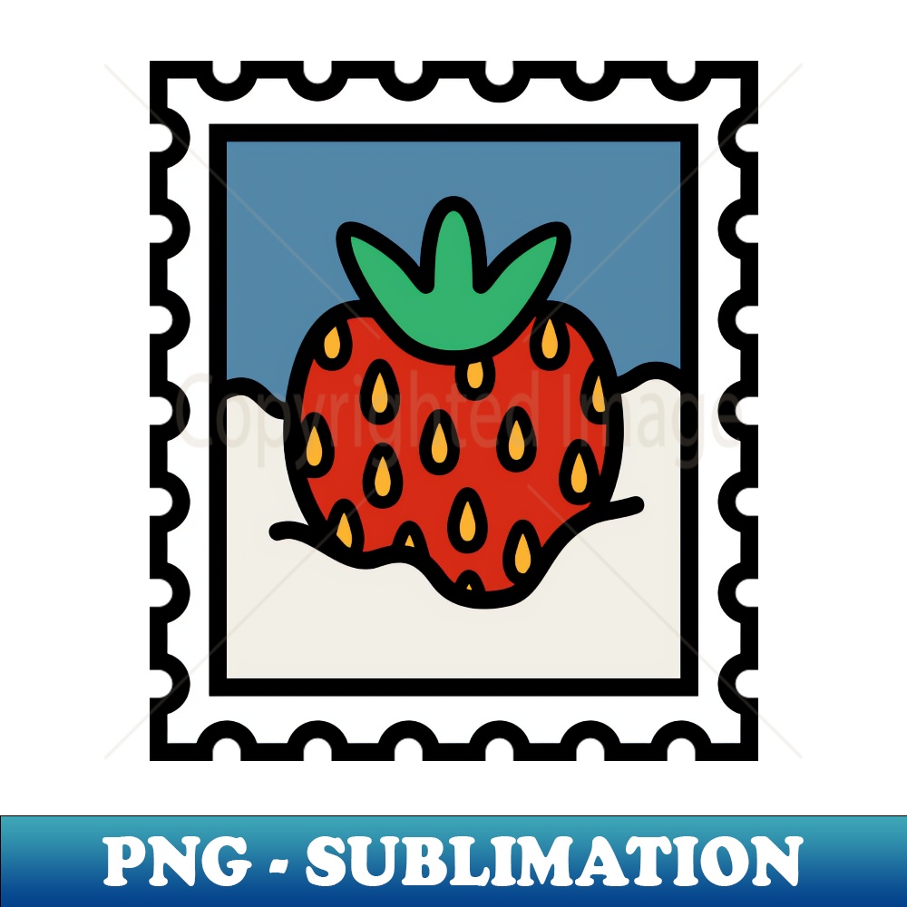 Strawberry stamp - Unique Sublimation PNG Download - Stunnin - Inspire ...
