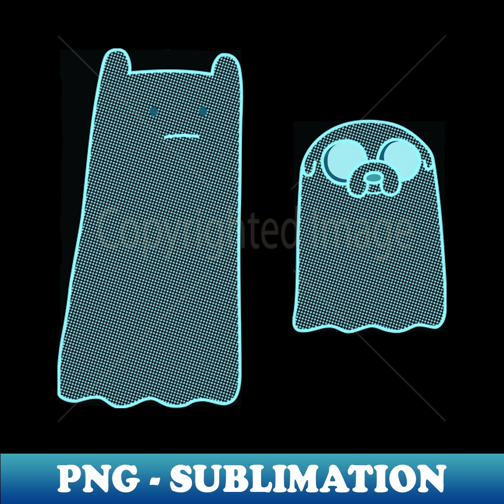 The ghosts of Finn and Jake - Retro PNG Sublimation Digital - Inspire ...