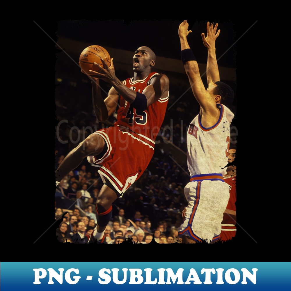 Michael Jordan Wearing The Number 45 Jersey - Exclusive PNG | Inspire ...