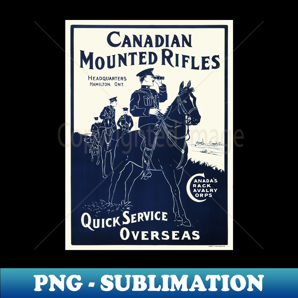 Canadian Mounted Rifles - High-Quality PNG Sublimation Downl | Inspire ...