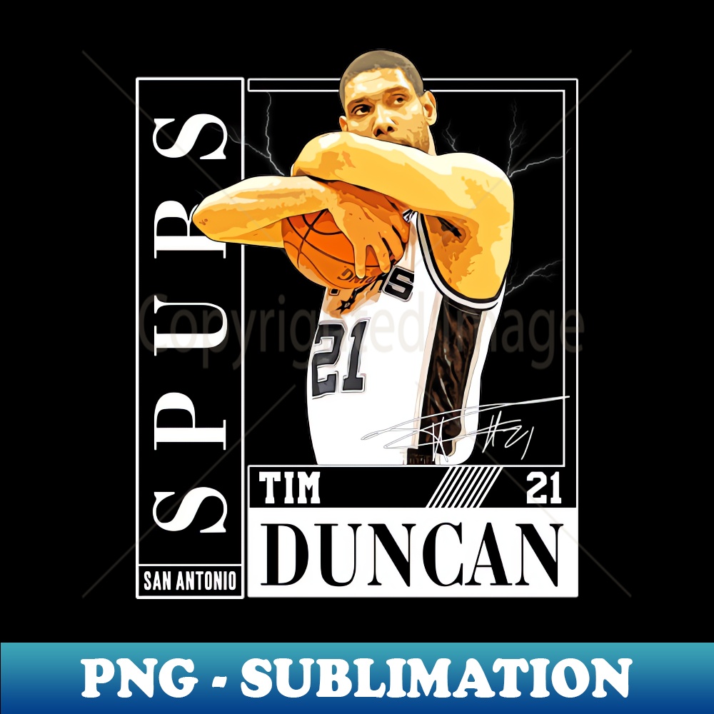 Tim Duncan The Big Fundamental Basketball Signature Vintage | Inspire ...