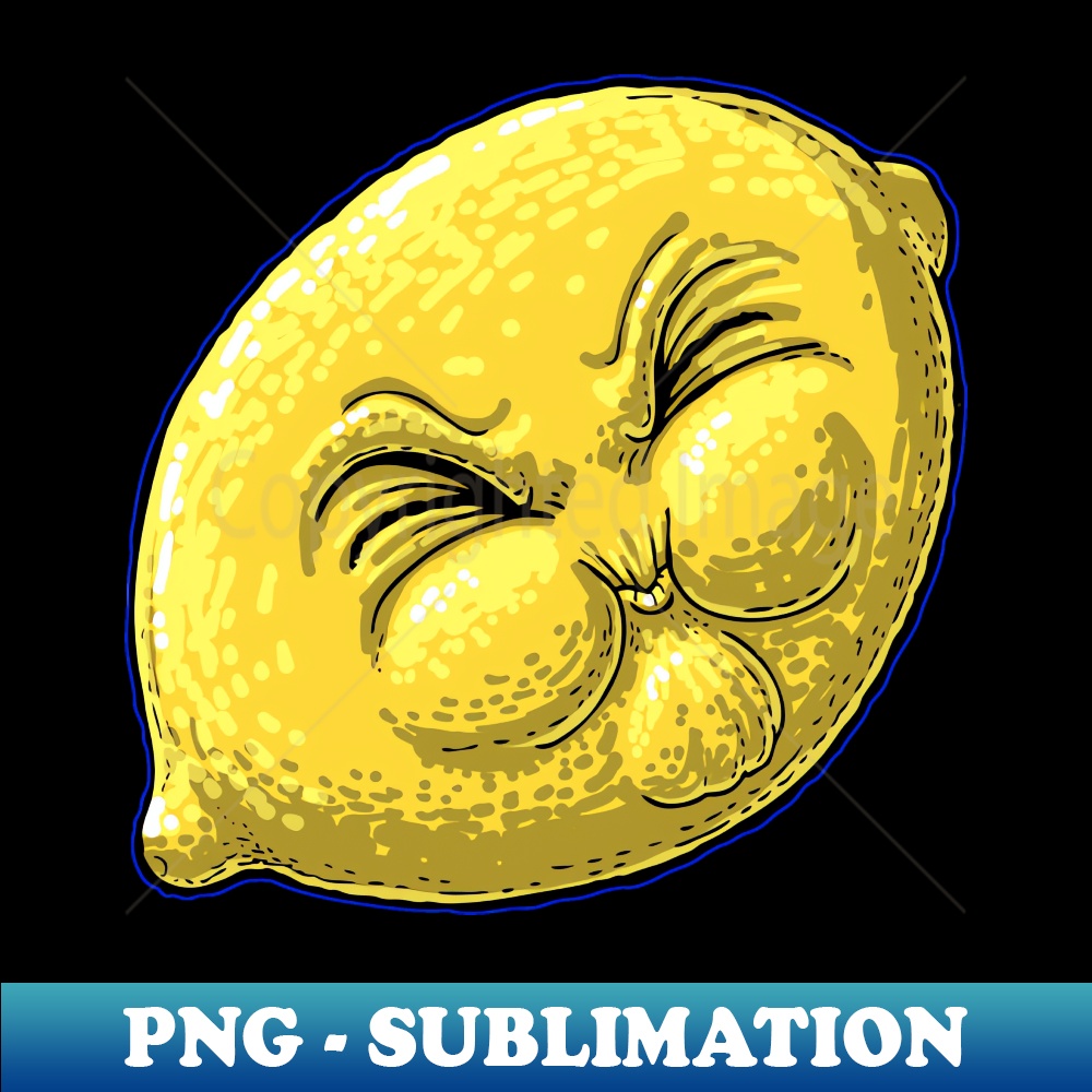 Fruit of the Doom - LEMON - Vintage Sublimation PNG Download | Inspire ...