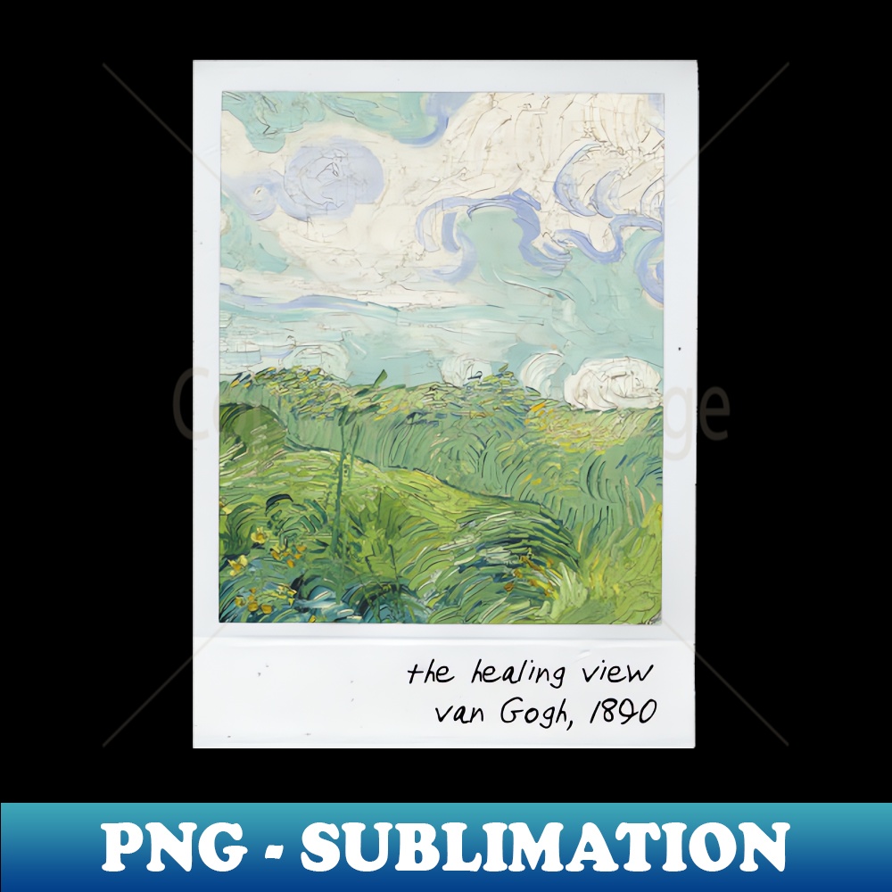 Van Gogh - the healing view - Digital Sublimation Download F | Inspire ...