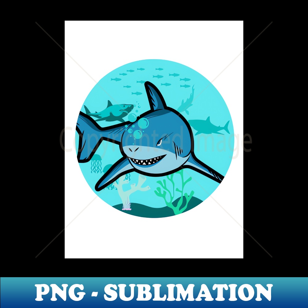 White Shark - Creative Sublimation PNG Download - Transform - Inspire Uplift