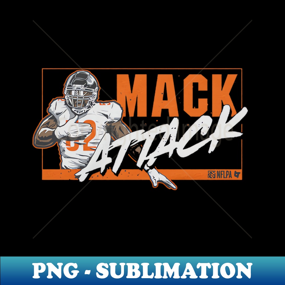 Khalil Mack Attack - High-Resolution PNG Sublimation File - | Inspire ...
