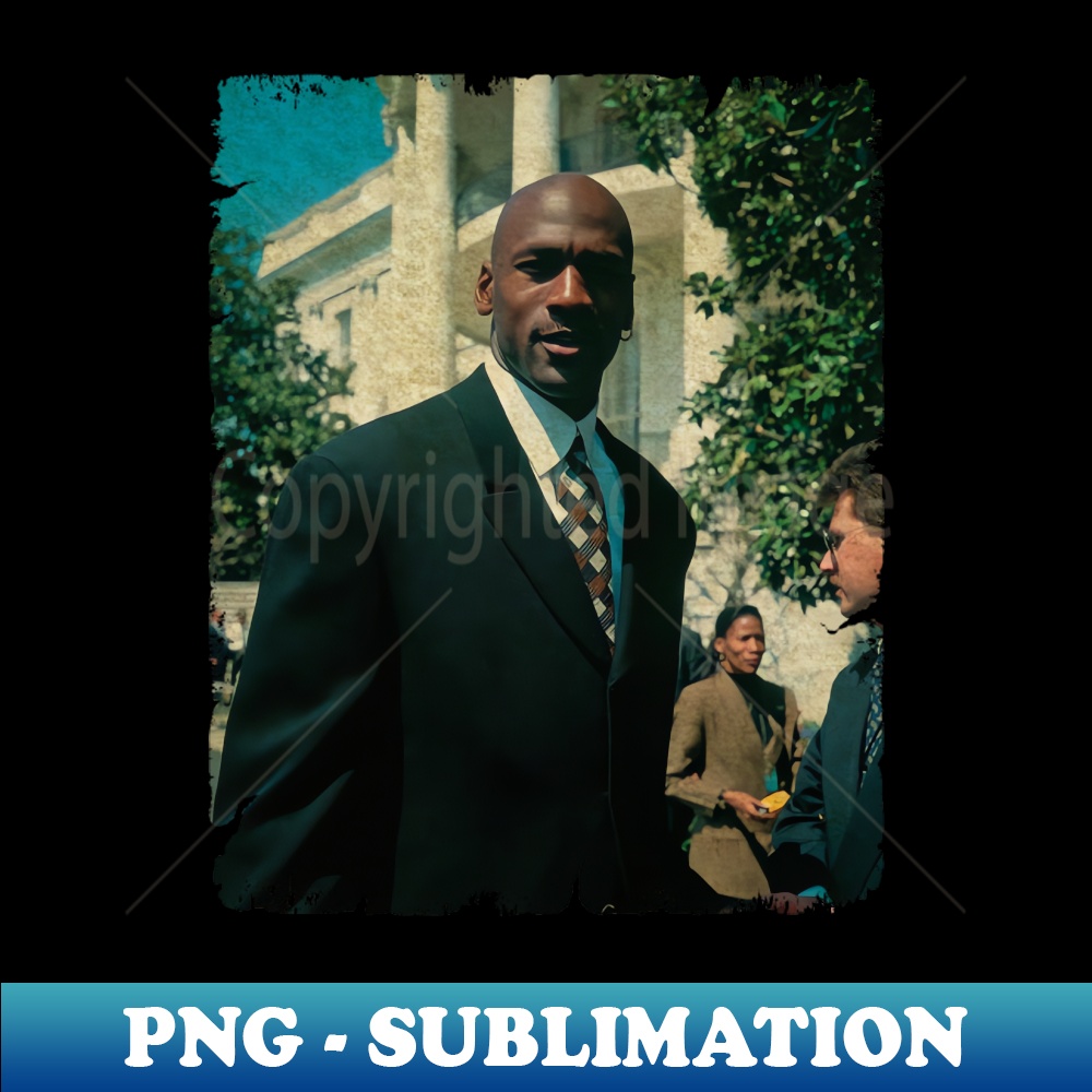 Michael Jordan with Formal Wear - Modern Sublimation PNG Fil | Inspire ...