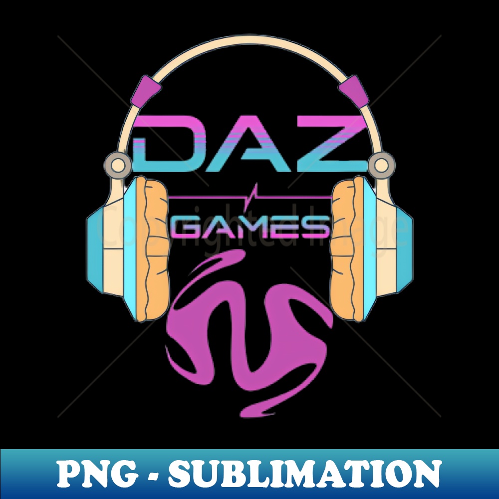 Daz Games Headphones - High-Resolution PNG Sublimation File | Inspire ...