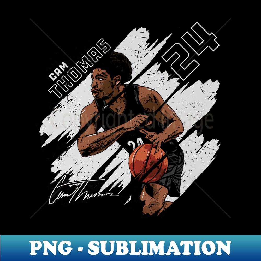 Cam Thomas Brooklyn Stripes - Creative Sublimation PNG Downl | Inspire ...