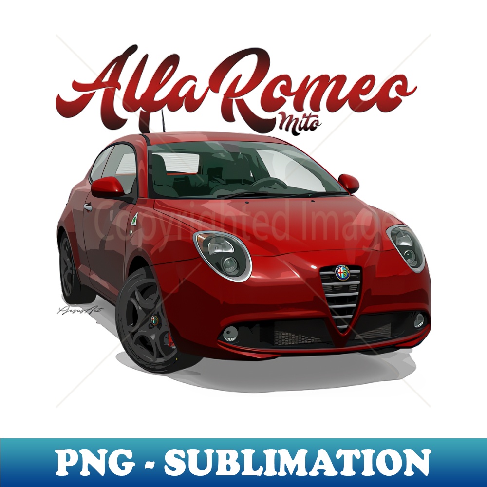 ALFA ROMEO Mito red front - Premium PNG Sublimation File - B | Inspire ...