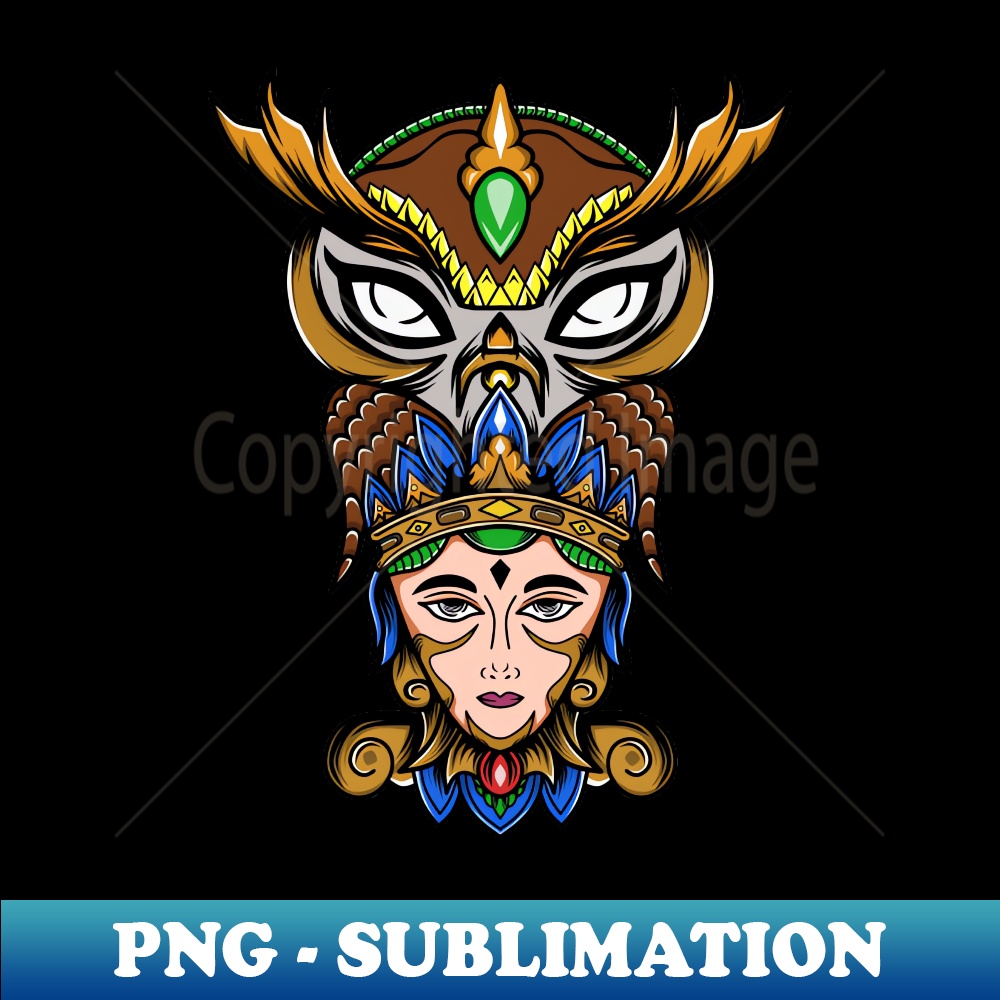 The Queen of Owl With Simple Ornament - Signature Sublimatio | Inspire ...