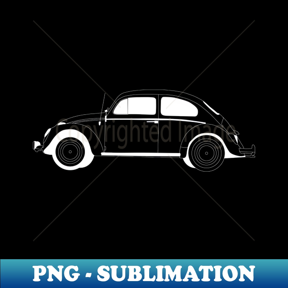Cozy Car White Outline - Trendy Sublimation Digital Download | Inspire ...