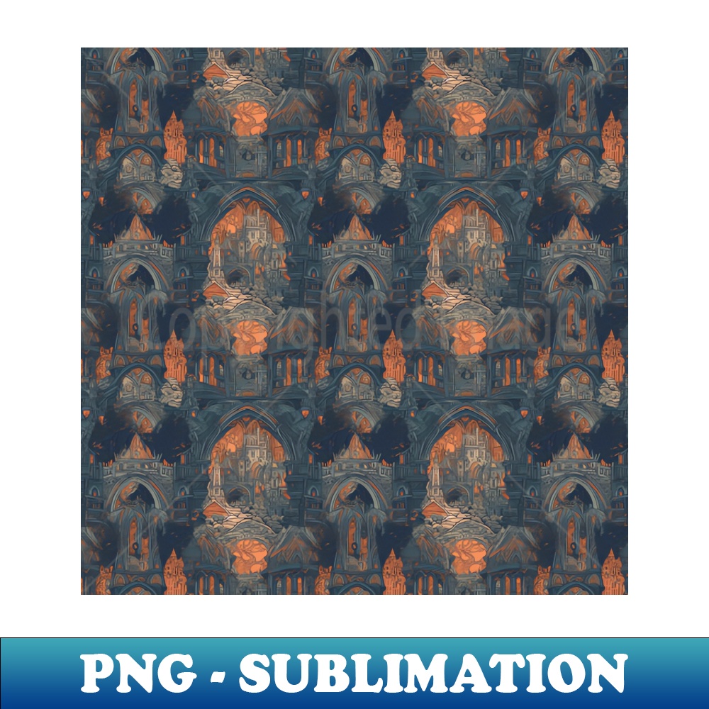 Medieval Seamless Pattern Castle Dungeon Royal Fantasy Renai - Inspire ...