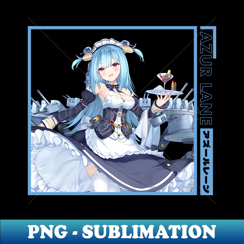 Neptune - Azur Lane - Character Album - Instant PNG Sublimat - Inspire ...