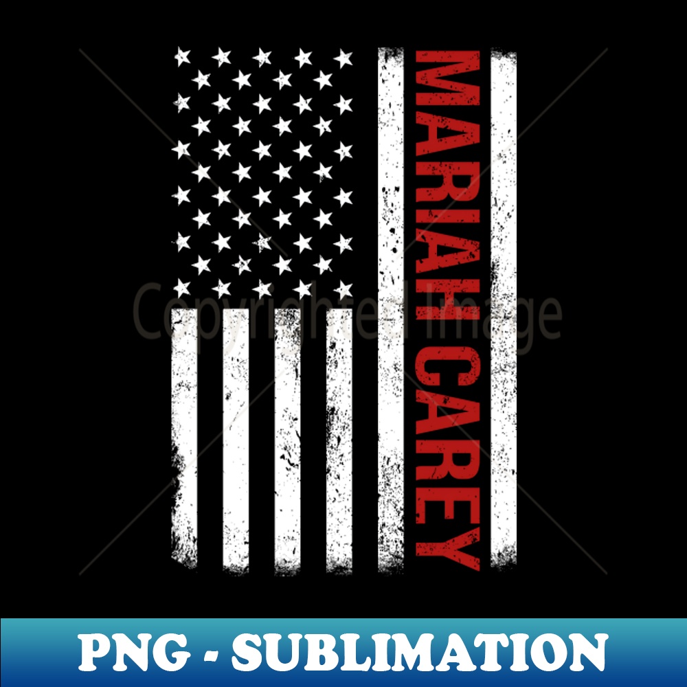 Graphic Mariah Carey Proud Name US American Flag Birthday Gi | Inspire ...
