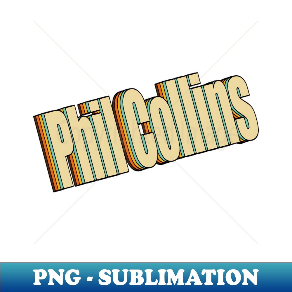 Phil Collins - PNG Transparent Sublimation File - Revolution | Inspire ...