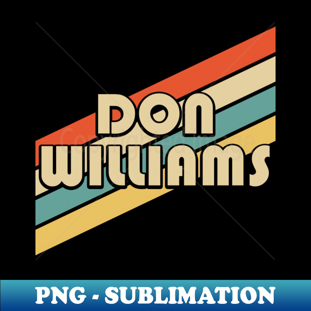 Vintage 80s Don Williams - Stylish Sublimation Digital Downl | Inspire ...