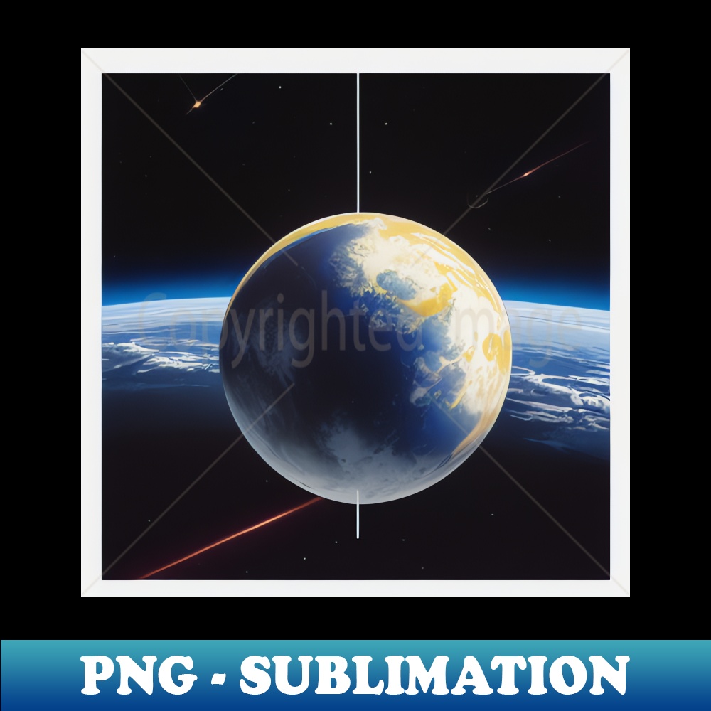 Vintage Retro Planet - High-Quality PNG Sublimation Download | Inspire ...