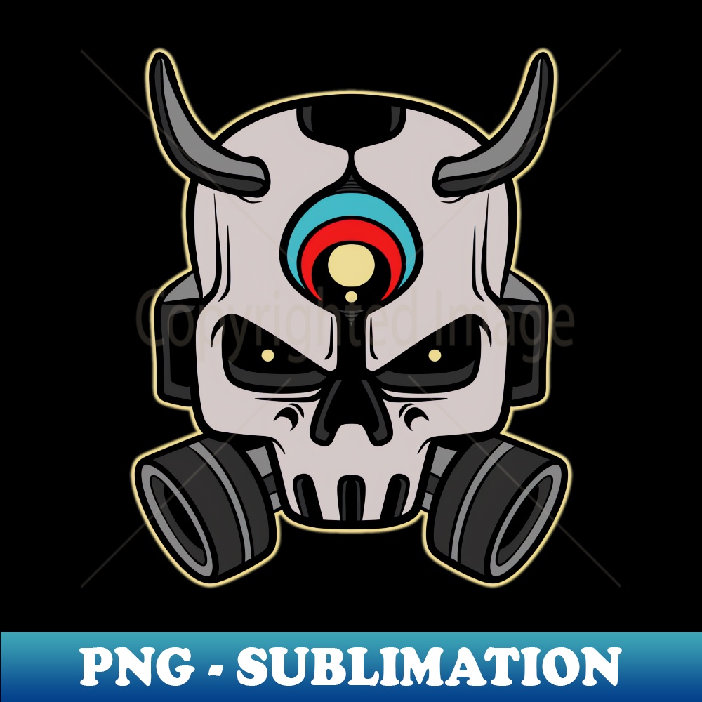 skull mask cartoon - PNG Transparent Sublimation Design - Ca | Inspire ...