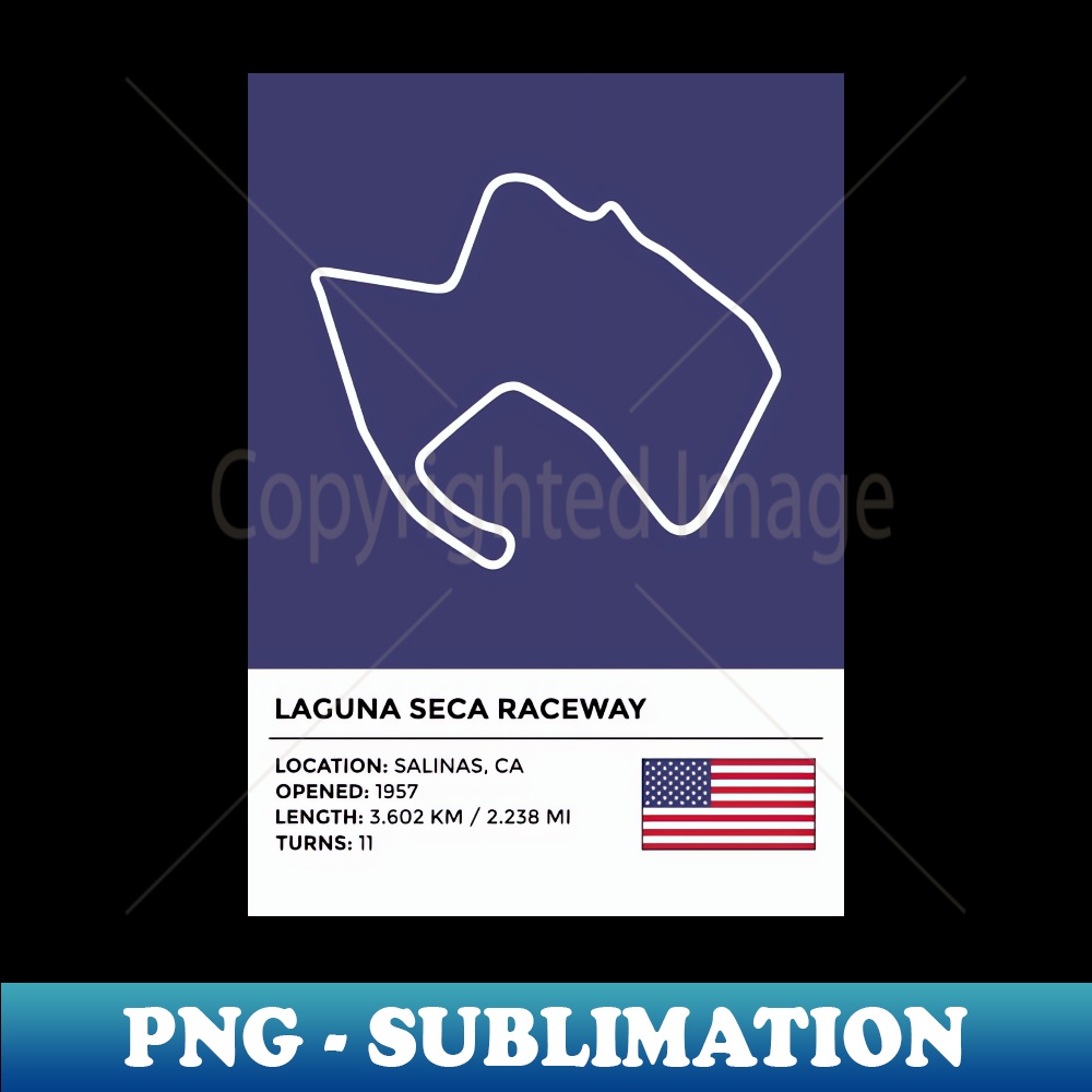 Laguna Seca Raceway info - PNG Sublimation Digital Download | Inspire ...