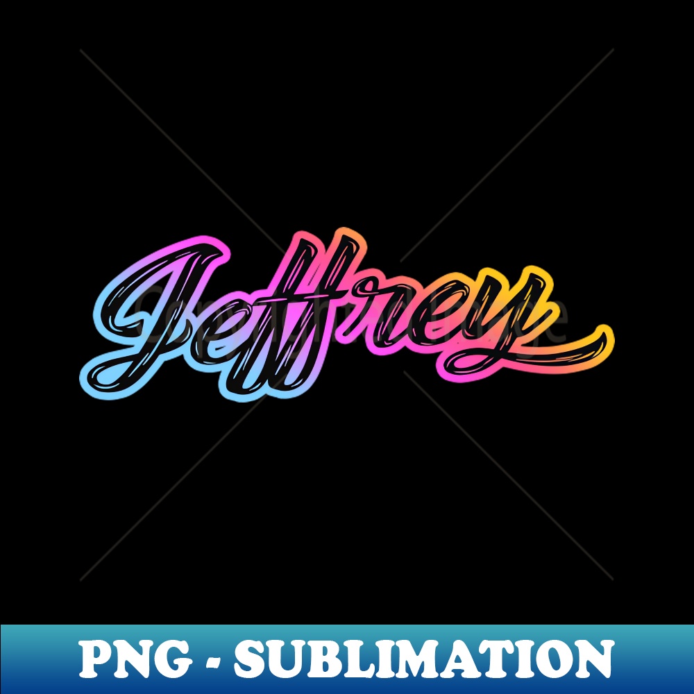 Name Jeffrey - PNG Transparent Digital Download File for Sub - Inspire ...