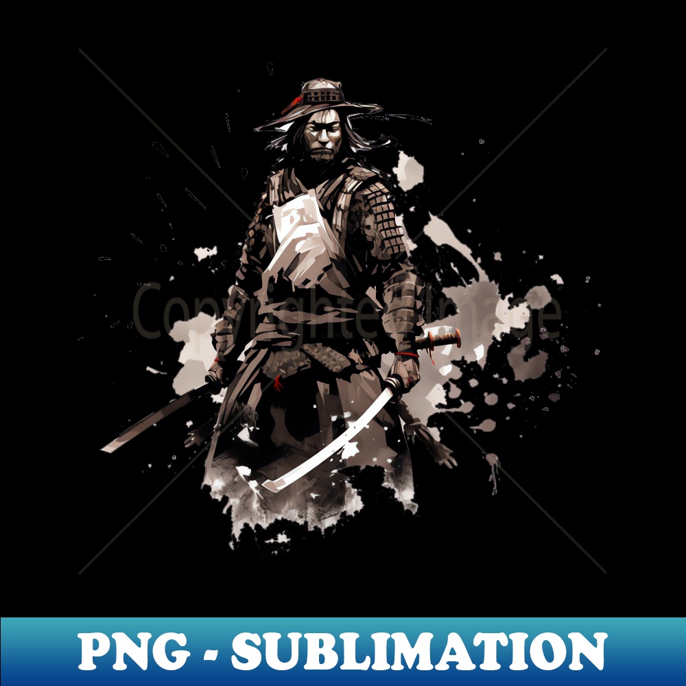 samurai ink warrior - PNG Transparent Digital Download File | Inspire ...