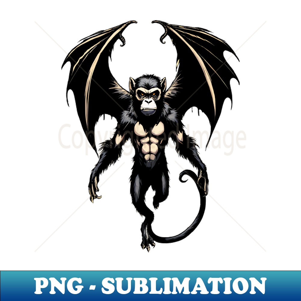 Flying Monkey - High-Resolution PNG Sublimation File - Unlea - Inspire ...