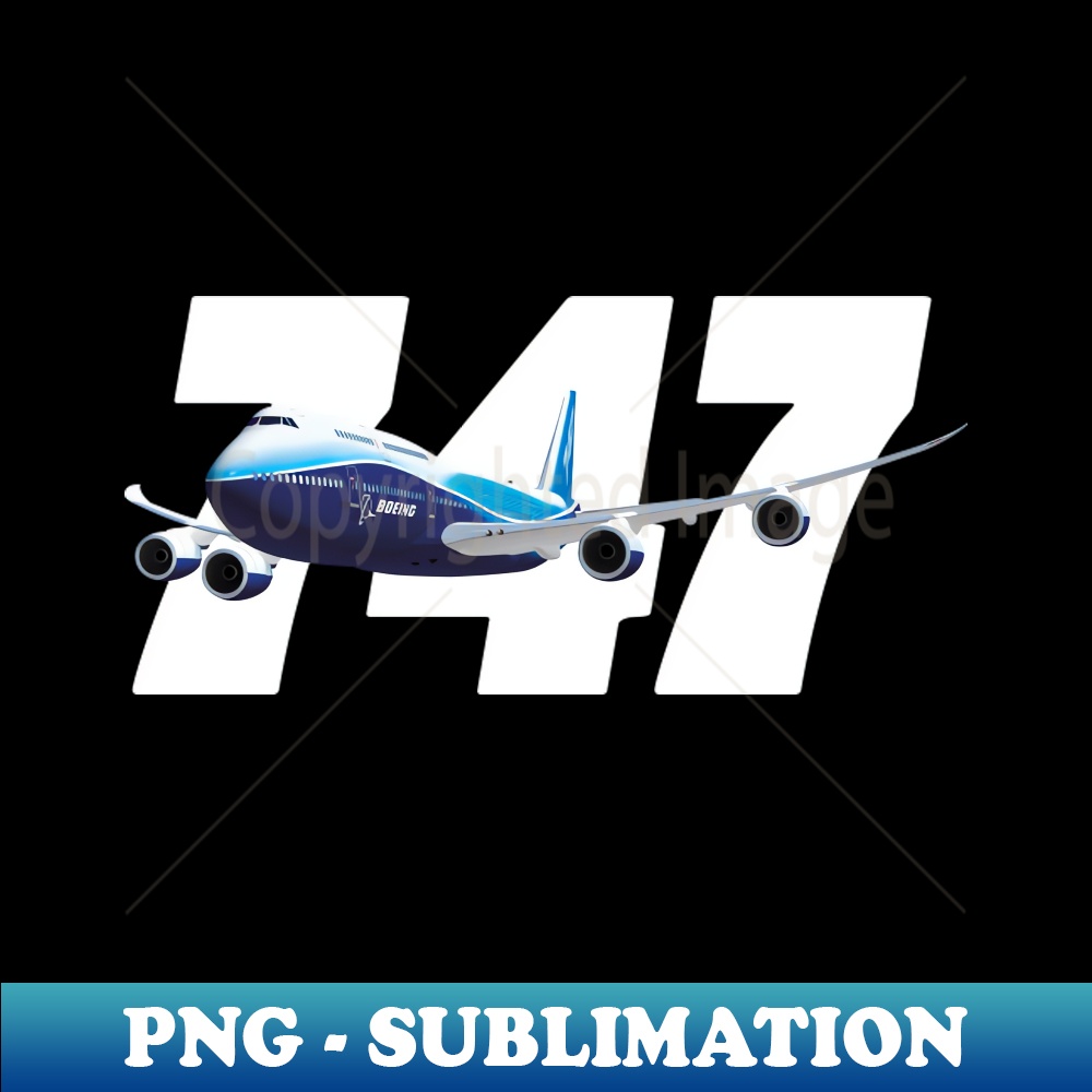 Boeing 747 - Professional Sublimation Digital Download - Enh | Inspire ...