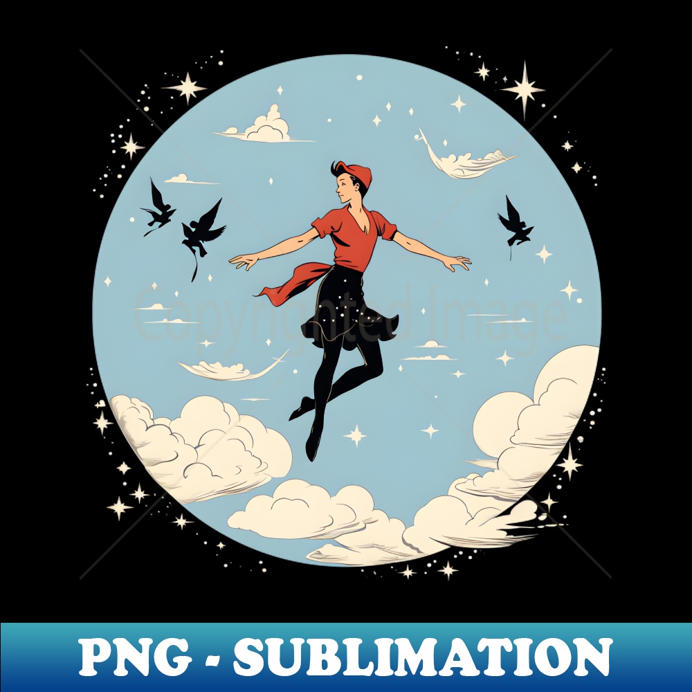 Cool Peter Pan art 7 - PNG Transparent Sublimation Design - - Inspire ...