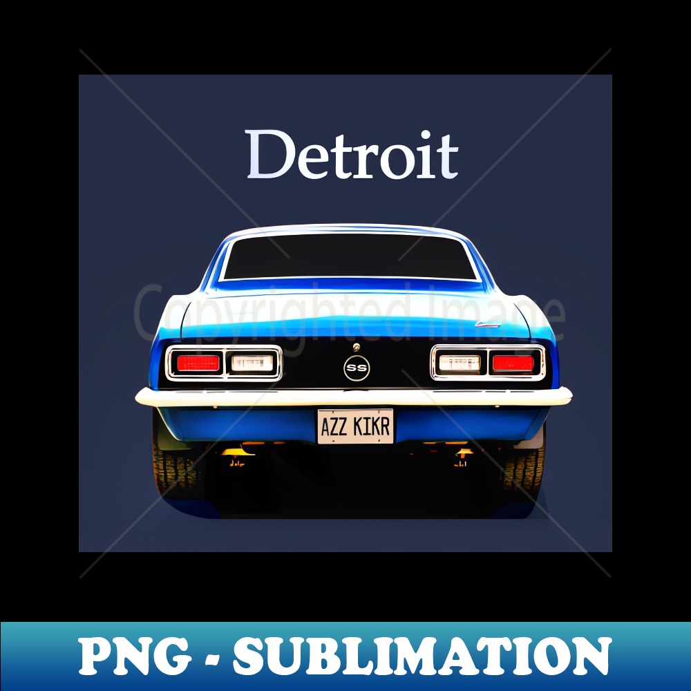 Detroit Muscle - Decorative Sublimation PNG File - Vibrant a | Inspire ...