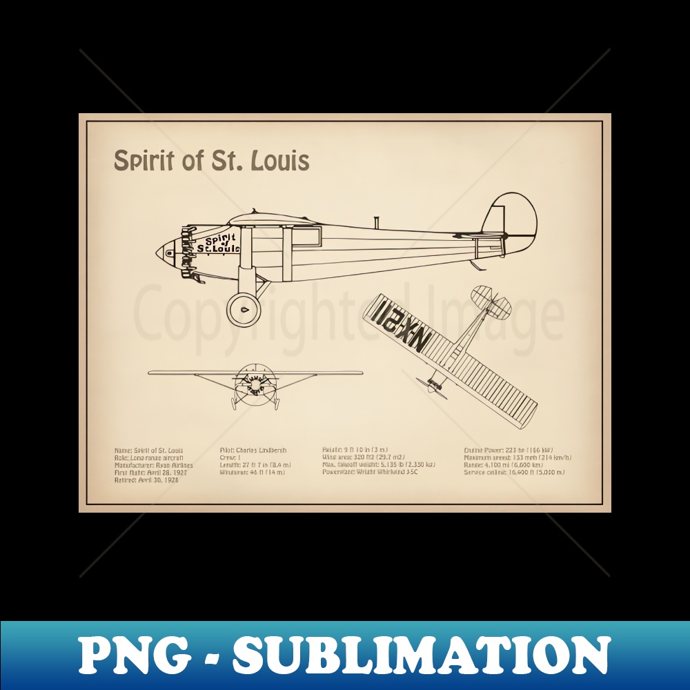 Charles Lindbergh Spirit of St Louis Airplane Ryan NYP N-X-2 | Inspire ...