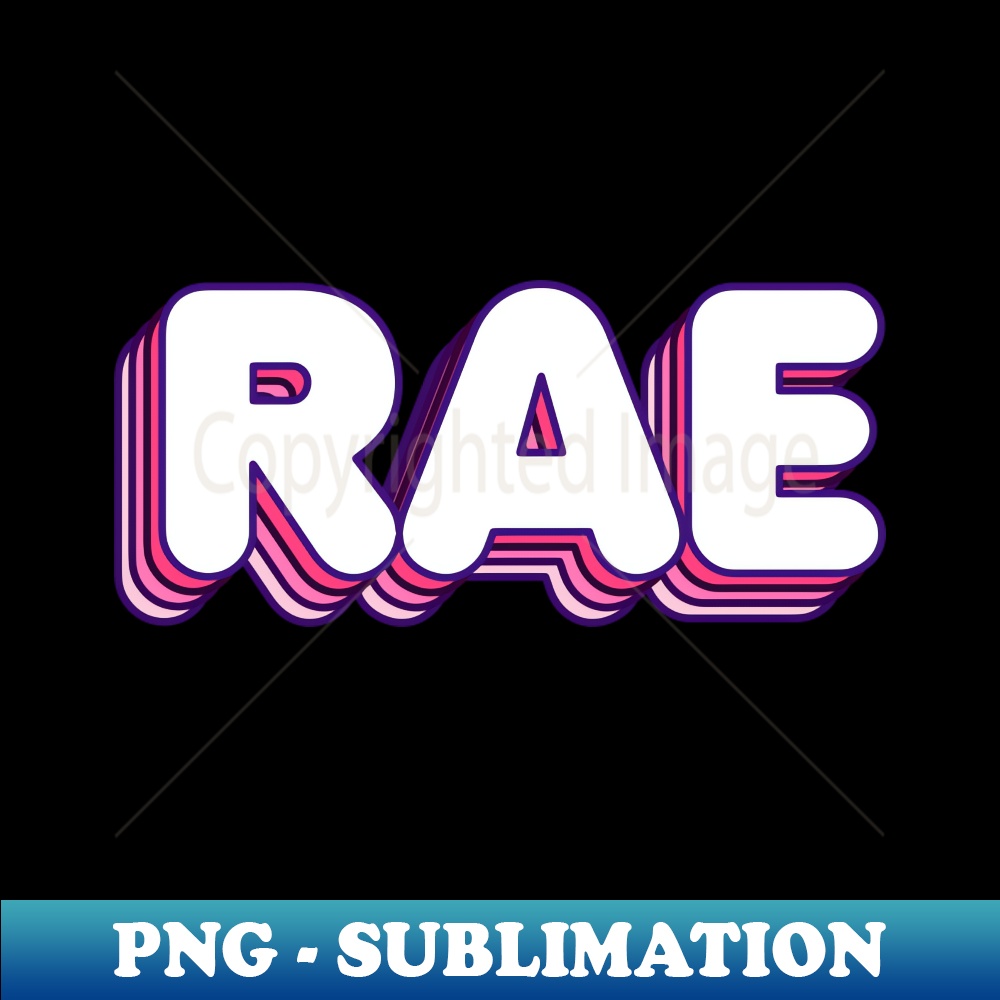 Pink Layers Rae Name Label - PNG Transparent Digital Downloa | Inspire ...