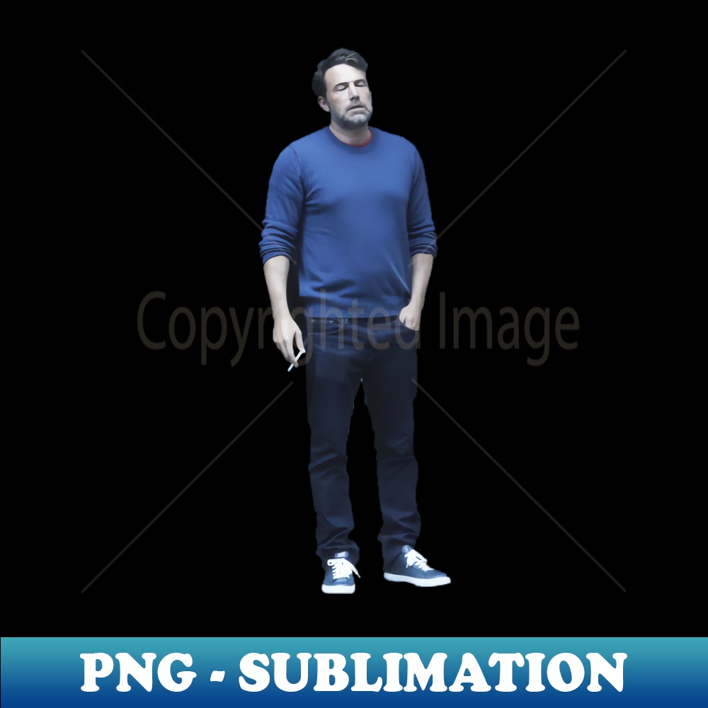 Ben Affleck smoking meme - Unique Sublimation PNG Download - | Inspire ...