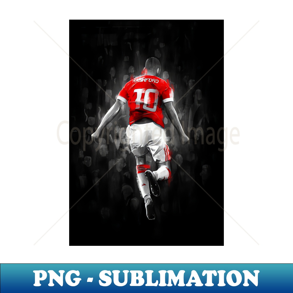 Marcus Rashford - Manchester United Football Artwork - Vinta - Inspire ...