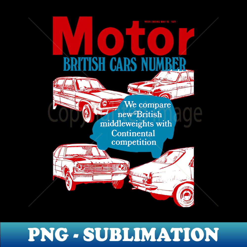 1971 CLASSIC CAR MAGAZINE COVER - Premium PNG Sublimation Fi | Inspire ...