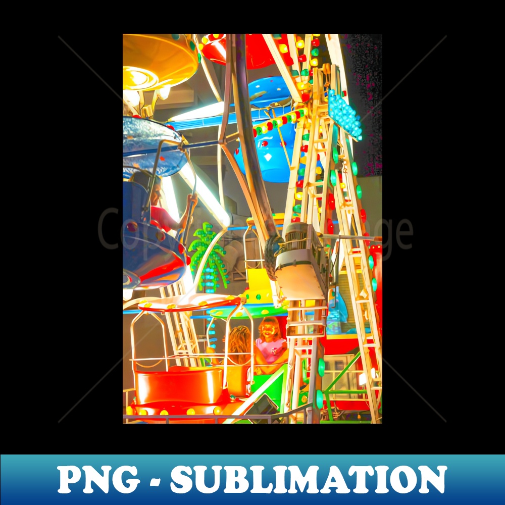 The Ferris Wheel - Instant Sublimation Digital Download - Vi | Inspire ...