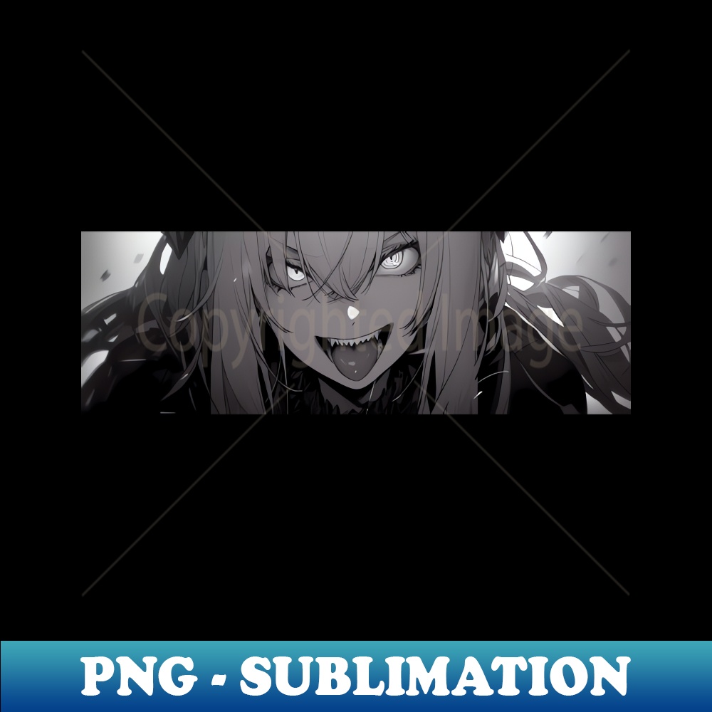 Angry anime girl - PNG Transparent Sublimation Design - Defy | Inspire ...