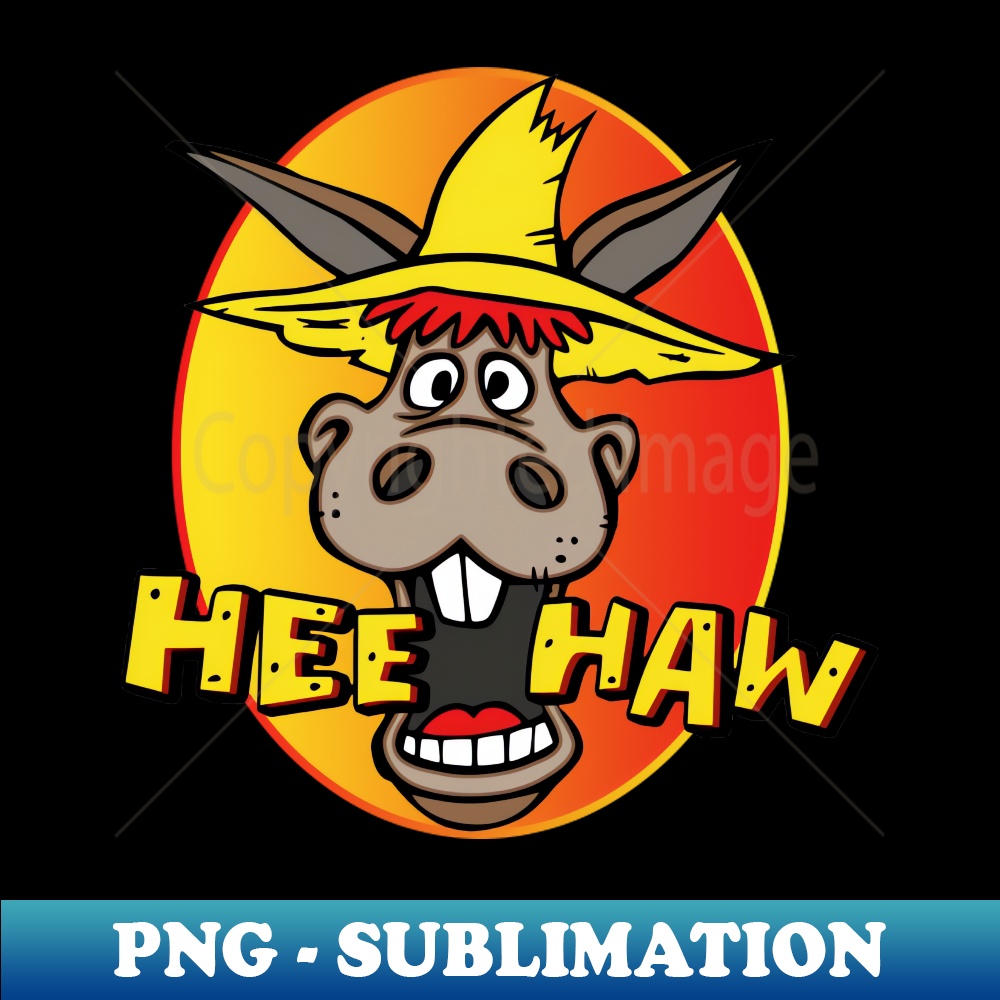 Multy Color Hee Haw - PNG Transparent Sublimation File - Fas | Inspire ...