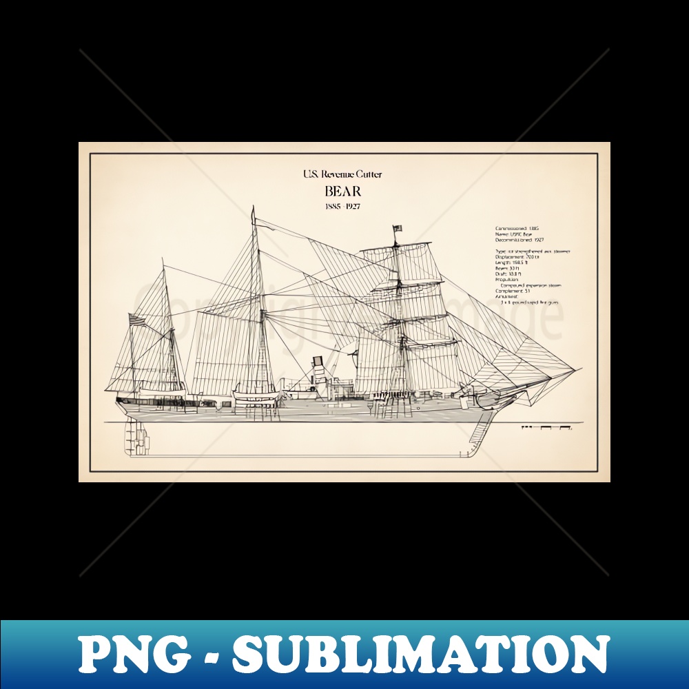 United States Coast Guard Revenue Cutter Bear - SD - Artisti | Inspire ...