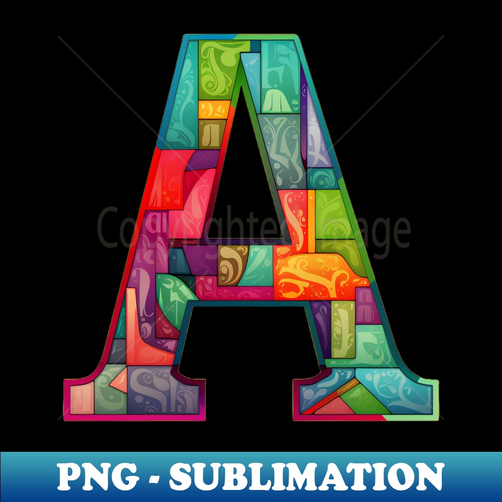 Alphabet A - Elegant Sublimation PNG Download - Enhance Your | Inspire ...