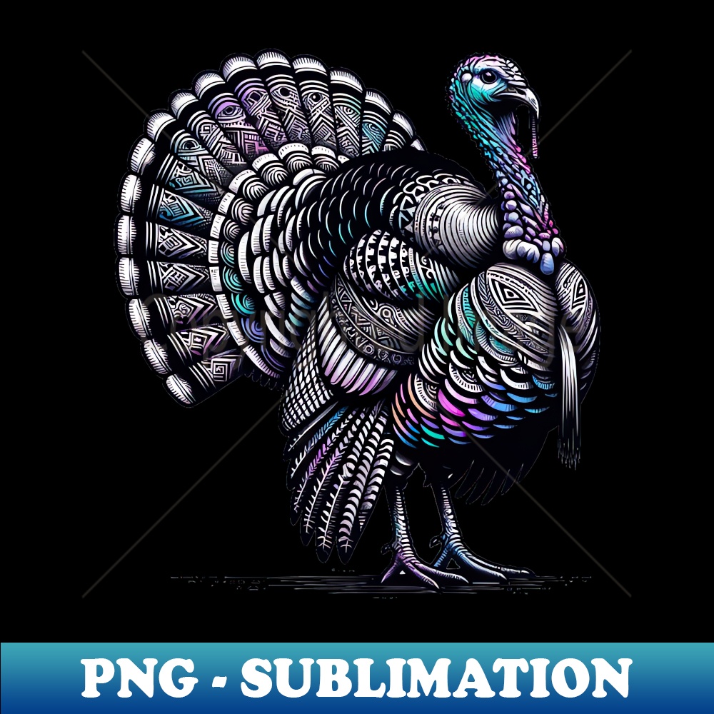 Tribal Turkey - Exclusive Sublimation Digital File - Capture | Inspire ...
