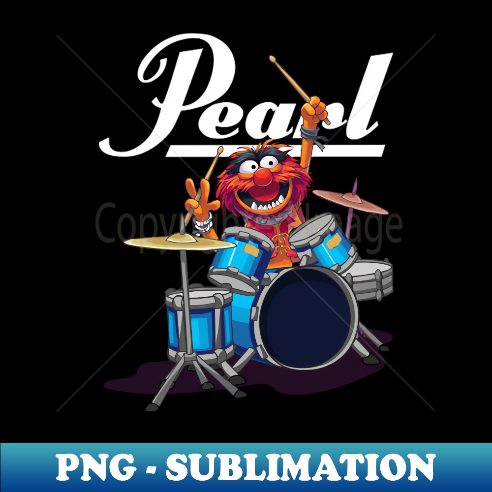 The Muppet Show Animal Playing Pearl Drums - Signature Subli | Inspire ...