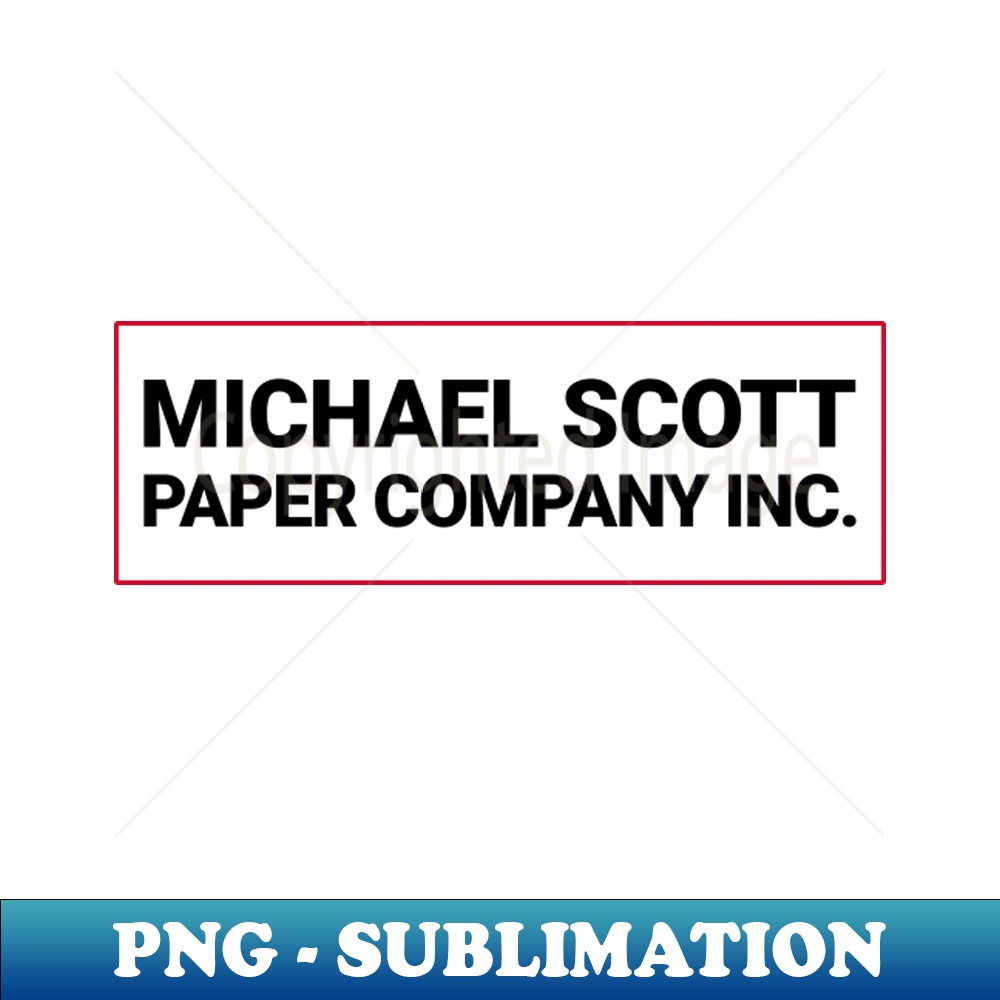 Michael Scott Paper Company - Premium Sublimation Digital Do | Inspire ...